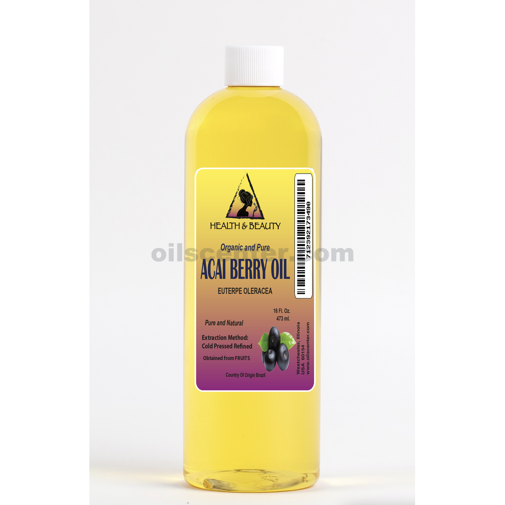 Acai Berry Oil Refined Organic Cold Pressed Premium Natural Pure 32 oz buy