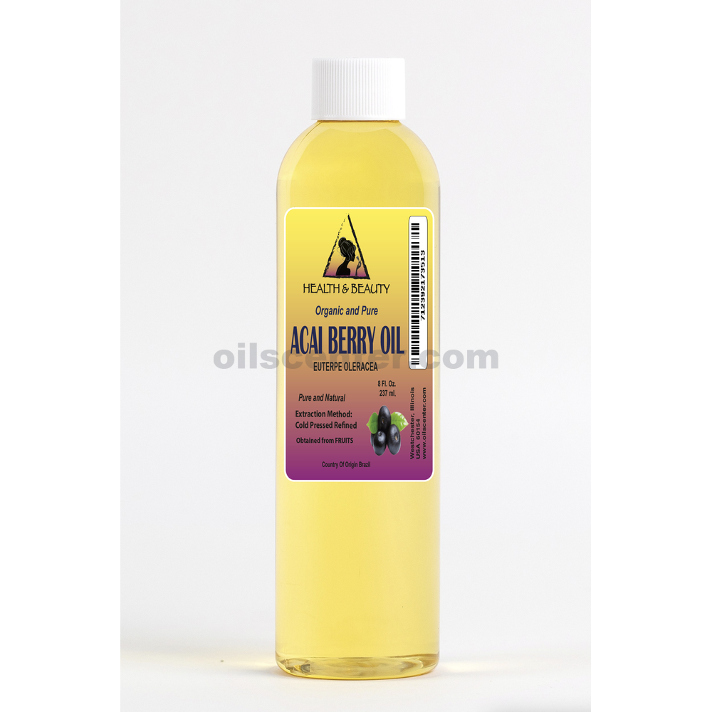 Acai Berry Oil Refined Organic Cold Pressed Premium Natural Pure 8 oz buy