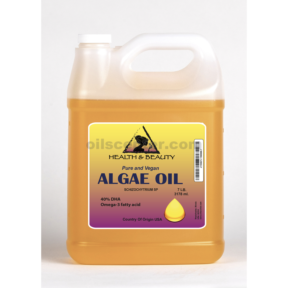 Aceite de Algas Vegano DHA-40% Ácidos Grasos Omega-3 Puro Natural 7 lb ...