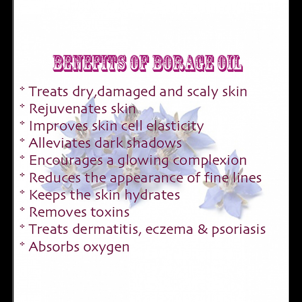 Borage seed oil organic carrier gla-20% cold pressed premium 100% pure ...