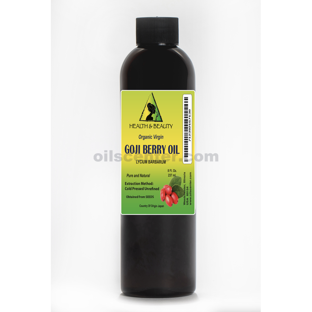 Goji Berry Seed Oil Unrefined Organic Virgin 100% Pure 8 oz buy