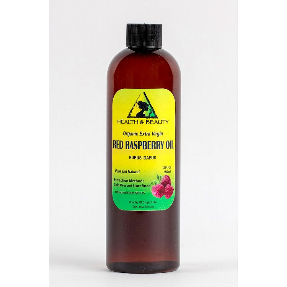 Red raspberry seed oil unrefined organic extra virgin cold pressed pure ...