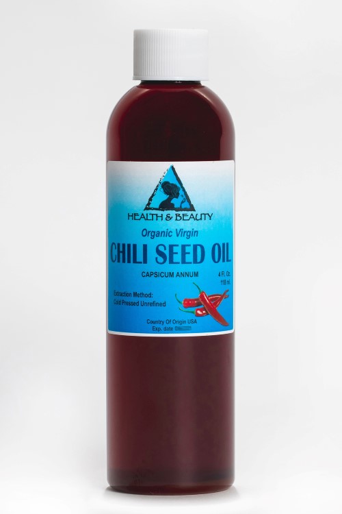 Chili pepper seed oil unrefined organic virgin cold pressed premium ...