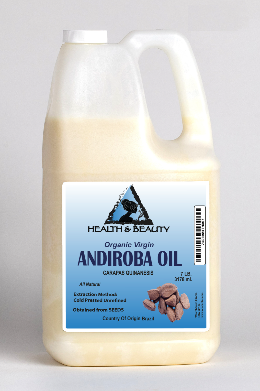 Andiroba seed oil unrefined virgin organic cold pressed 7 lb buy