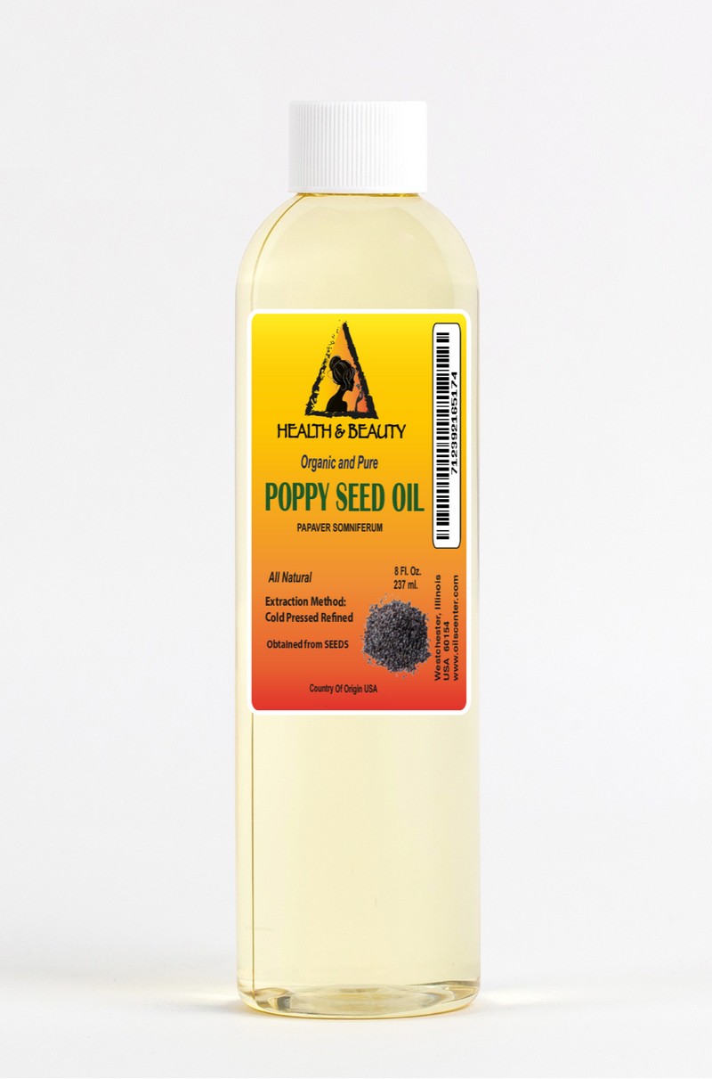 Poppy seed oil refined organic cold pressed 100% pure natural 8 oz buy ...