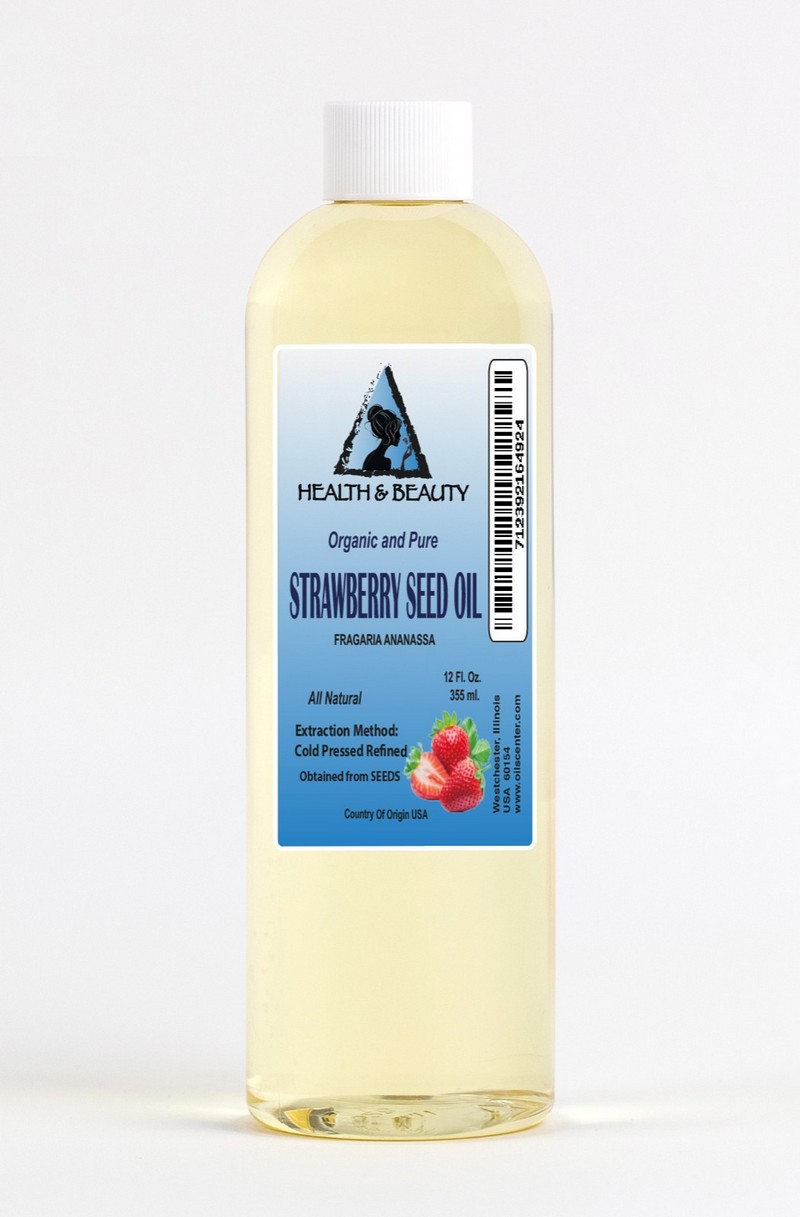 Strawberry seed oil refined organic by h&b oils center 100% pure ...
