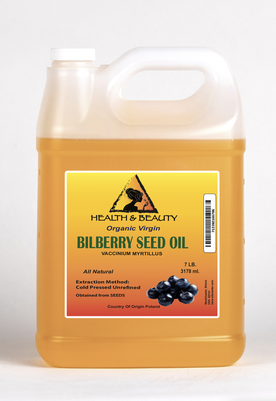 BILBERRY / BLUEBERRY Seed OIL Unrefined Organic Virgin Cold Pressed ...