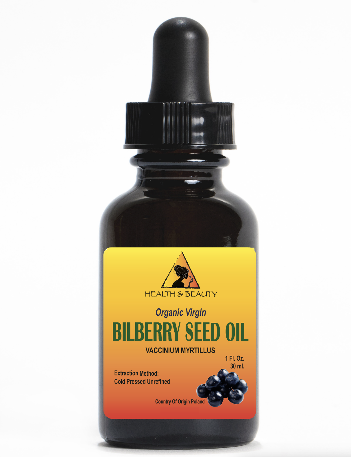 BILBERRY / BLUEBERRY Seed OIL Unrefined Organic Virgin Cold Pressed ...