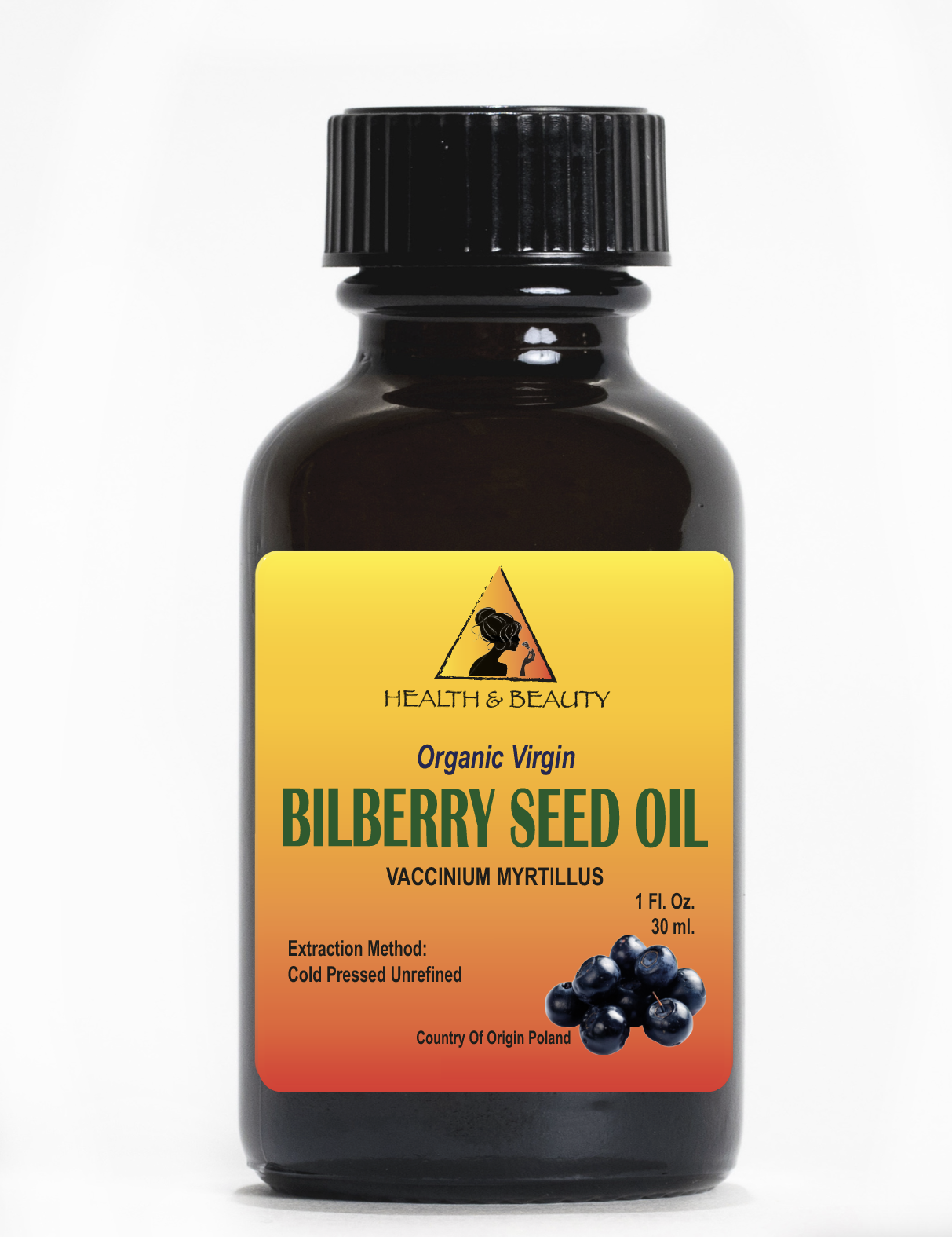 BILBERRY / BLUEBERRY Seed OIL Unrefined Organic Virgin Cold Pressed ...