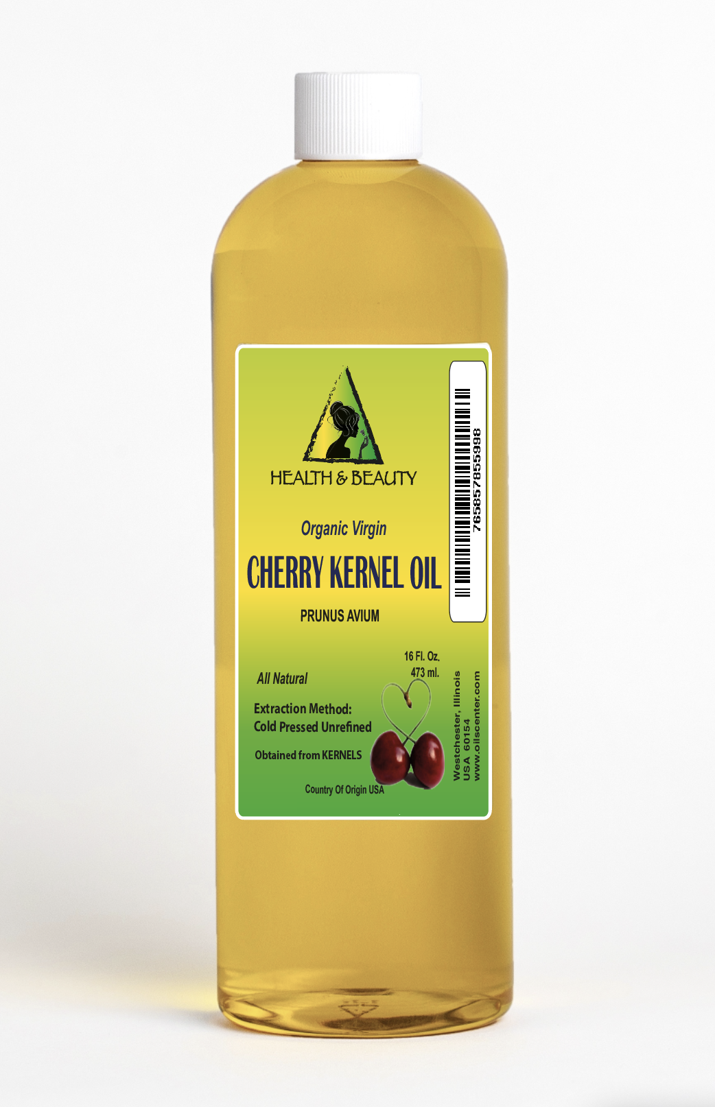Cherry kernel oil unrefined virgin organic carrier cold pressed premium ...