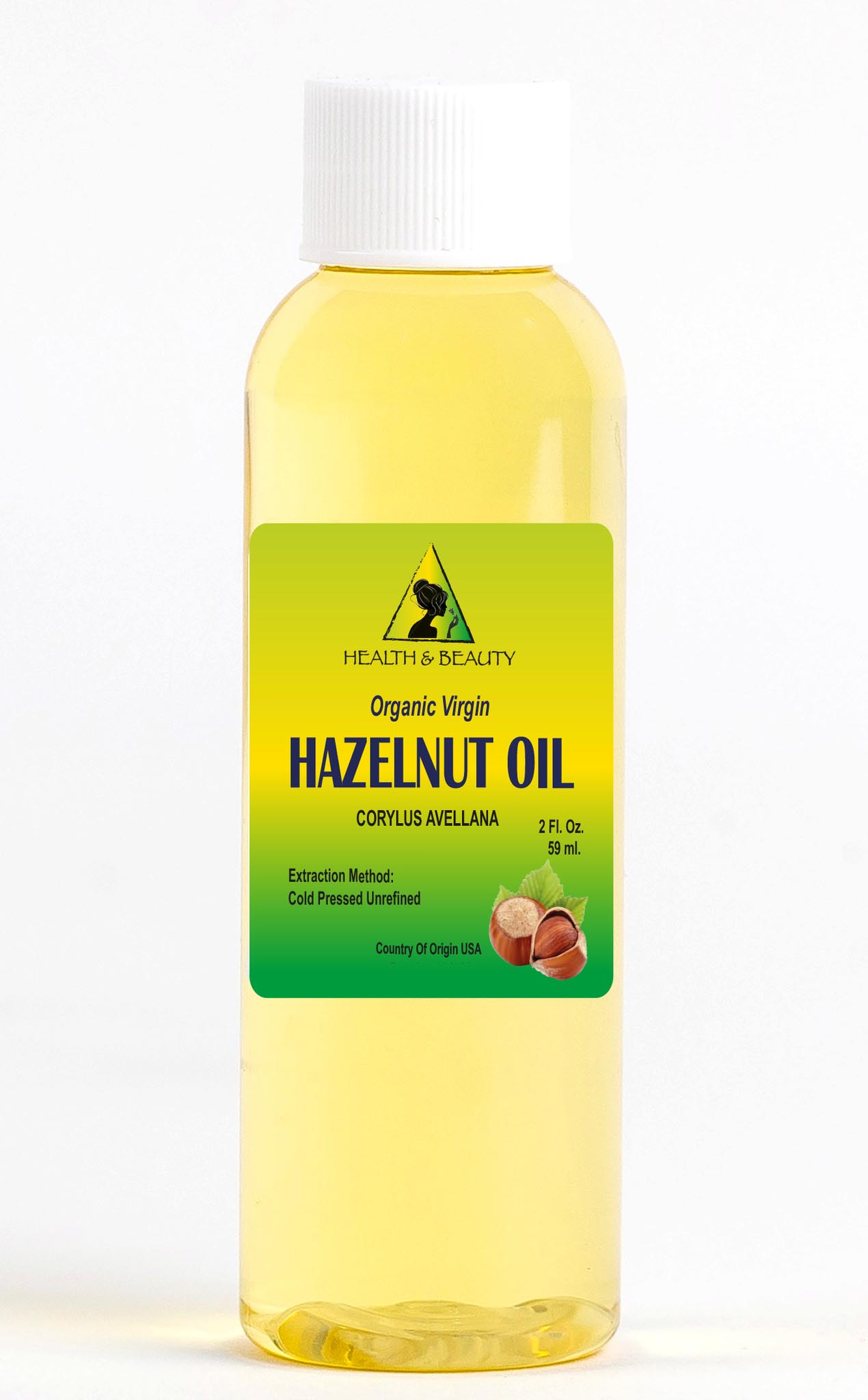 Hazelnut oil unrefined virgin organic carrier cold pressed 100% pure 2 ...