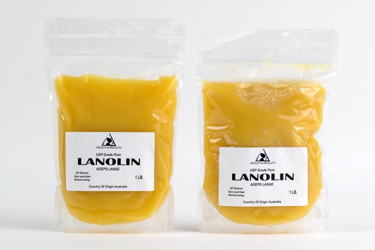 Lanolin usp grade anhydrous ultra refined 100% pure skin lip ...