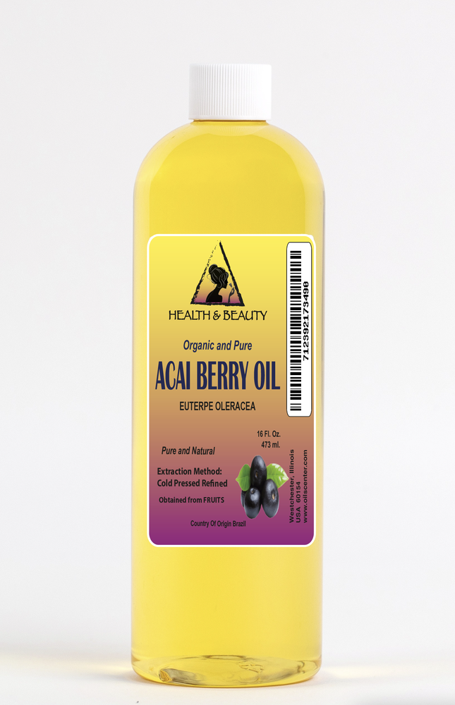 Acai Berry Oil Refined Organic Cold Pressed Premium Natural Pure 32 oz buy