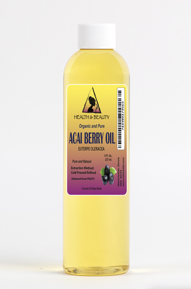 Acai Berry Oil Refined Organic Cold Pressed Premium Natural Pure 8 oz buy