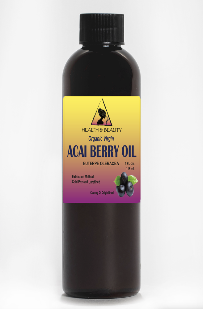 Acai Berry Oil Unrefined Organic Virgin Cold Pressed Premium Natural ...