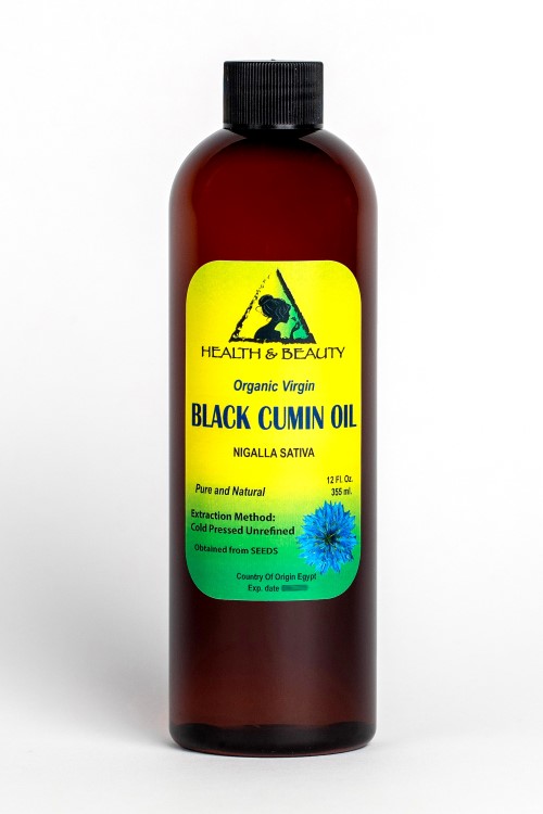 Black cumin seed oil unrefined organic virgin raw cold pressed fresh ...