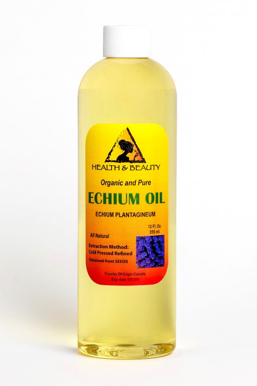 Echium seed oil organic refined cold pressed premium fresh prime 100% ...