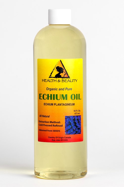 Echium seed oil organic refined cold pressed premium fresh prime 100% ...