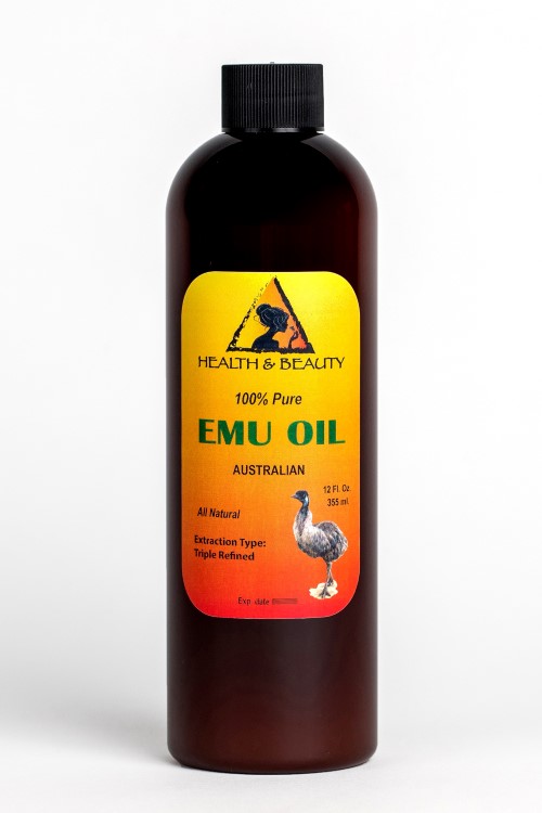 Emu oil australian organic triple refined 100% pure premium prime fresh ...