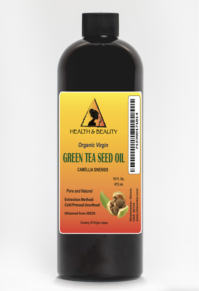 Green Tea Seed Oil Unrefined Organic Cold Pressed Virgin Natural Raw ...
