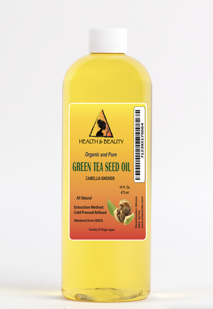 Green Tea Seed Oil Refined Organic Cold Pressed Natural Raw 100% Pure ...