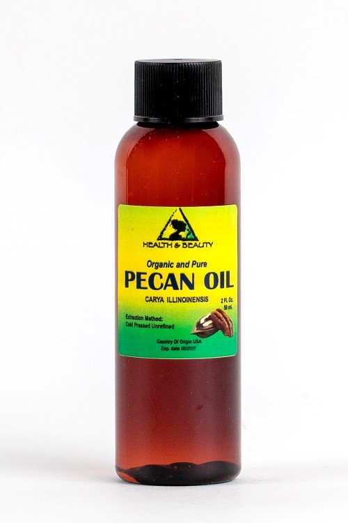 Pecan oil unrefined organic carrier cold pressed virgin raw premium ...