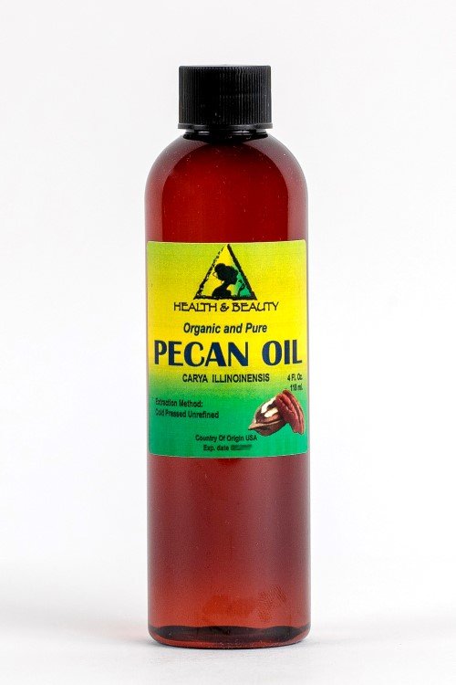 Pecan oil unrefined organic carrier cold pressed virgin raw premium ...