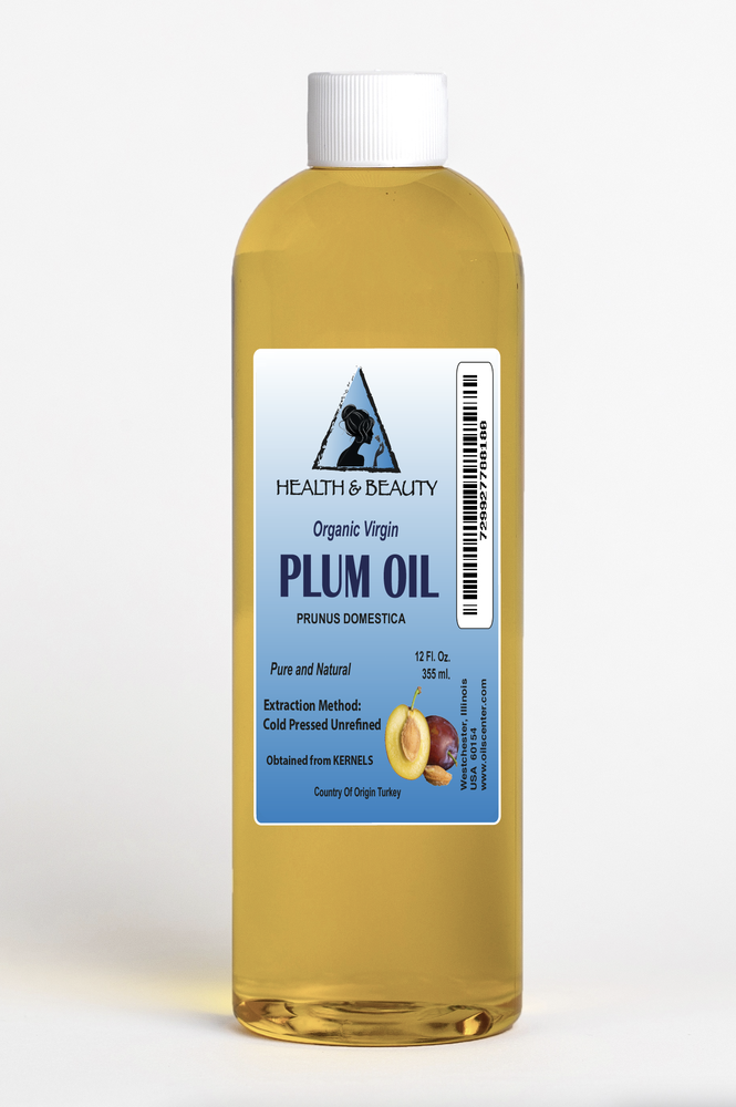 Aceite de Hueso de Ciruela Sin Refinar, Orgánico, Virgen, Natural, 100% ...