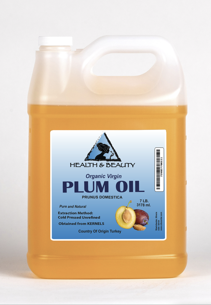 Huile de noyau de prune biologique vierge non raffinée, naturelle, 100 ...