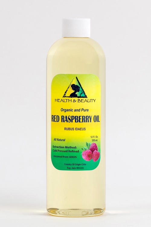 Red raspberry seed oil refined organic carrier cold pressed 100% pure ...