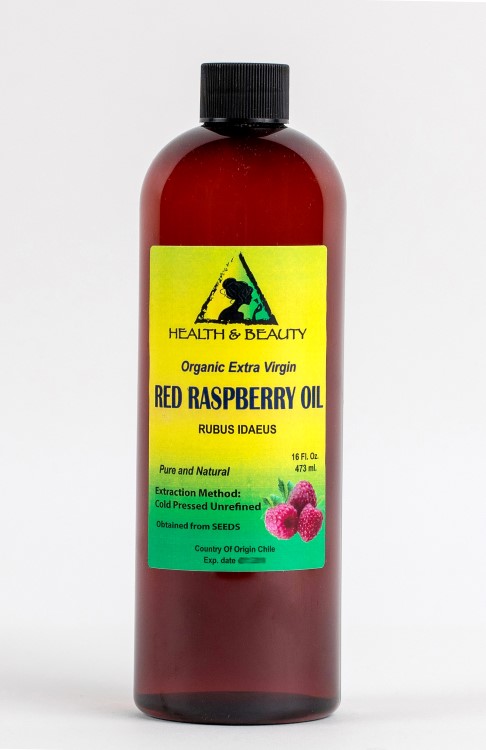 Red raspberry seed oil unrefined organic extra virgin cold pressed pure ...