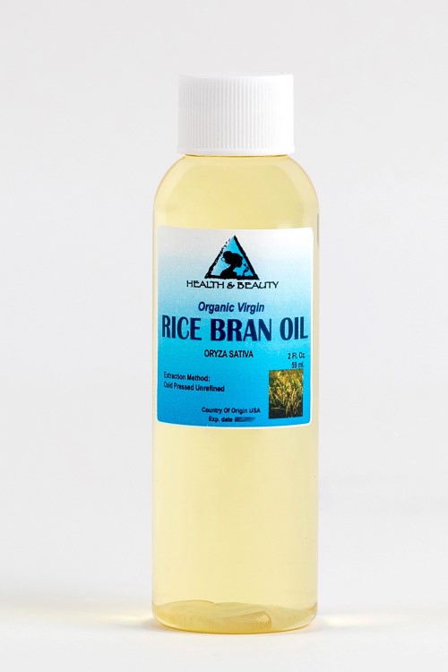 Rice bran oil unrefined organic carrier cold pressed virgin raw pure 2 ...