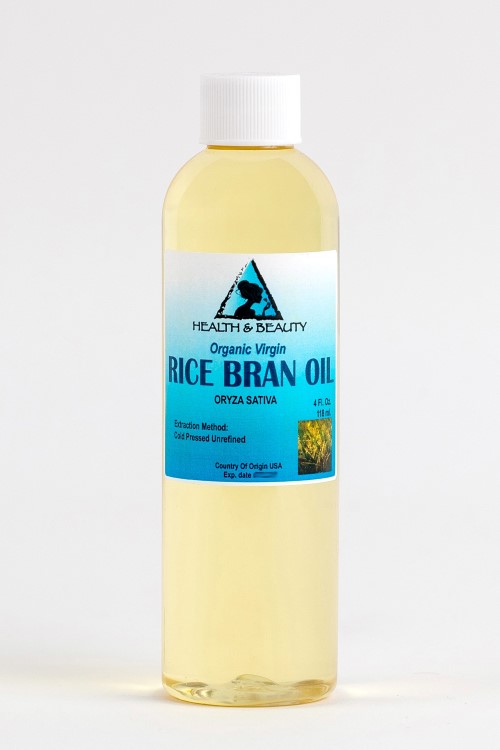 Rice bran oil unrefined organic carrier cold pressed virgin raw pure 4 ...