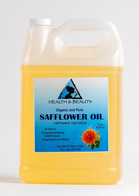 Safflower oil organic carrier high oleic cold pressed premium 100% pure ...