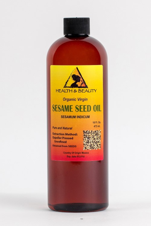 Sesame oil unrefined organic carrier expeller pressed virgin raw pure ...