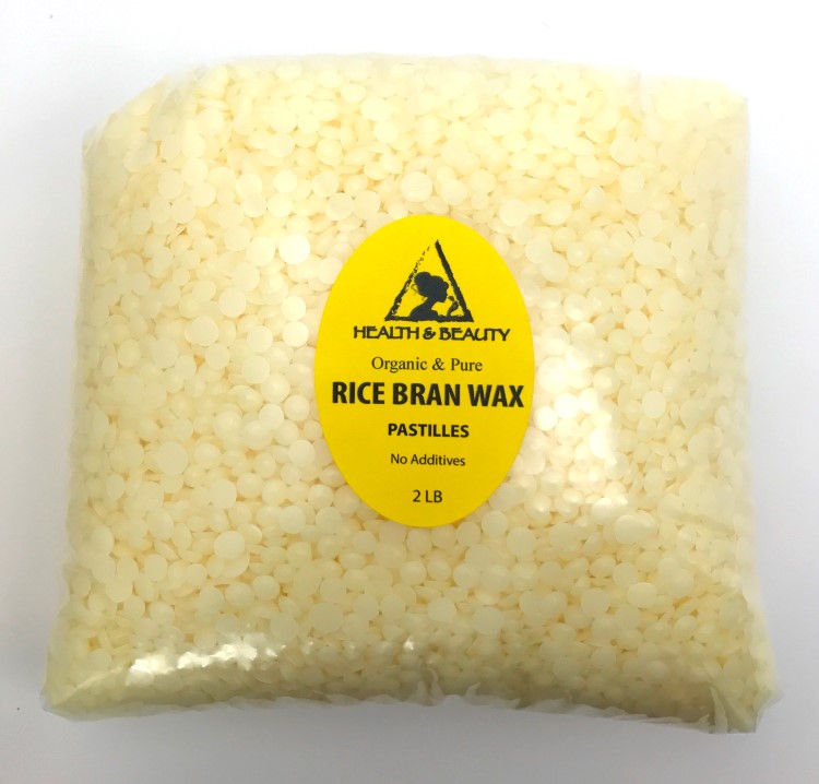 Rice bran wax organic flakes vegan beads vegetable pastilles pure 32 oz ...